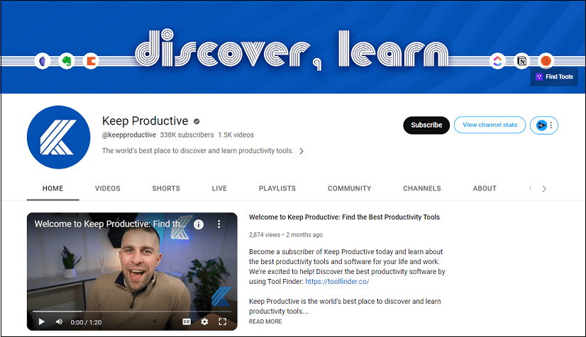 Top 6 Productivity YouTube Channels to Follow