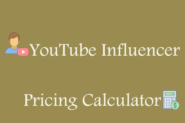 Powerful Online YouTube Influencer Pricing Calculator Tools