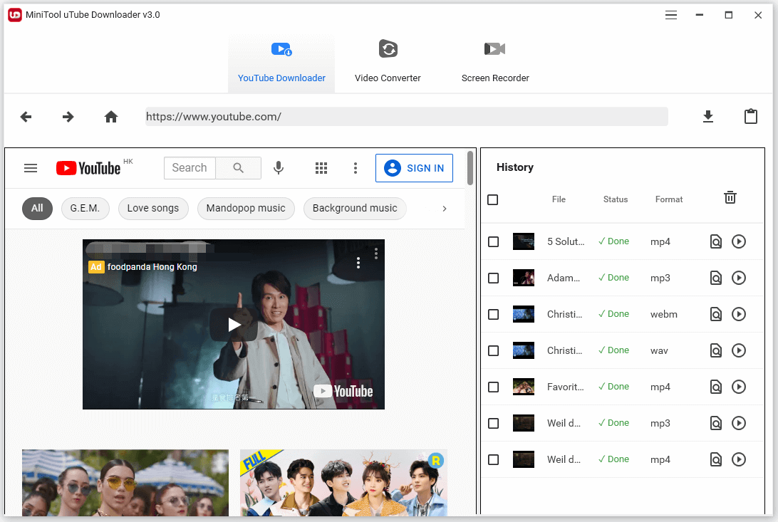 So speichert man ein Live-Stream-Video von YouTube gratis - MiniTool ...