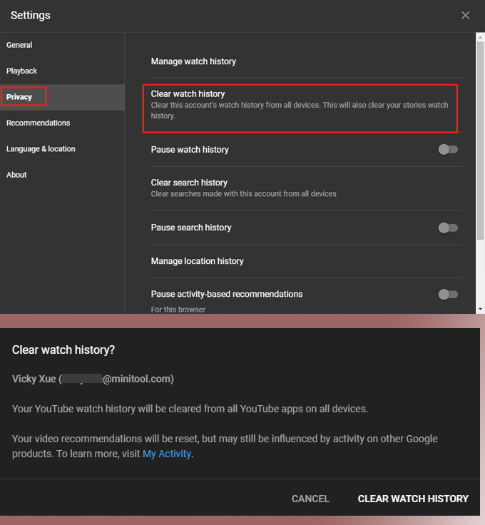How to View, Clear, and Disable Watch History in YouTube Music? - MiniTool