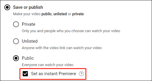 What Is Instant Premiere on YouTube? - MiniTool