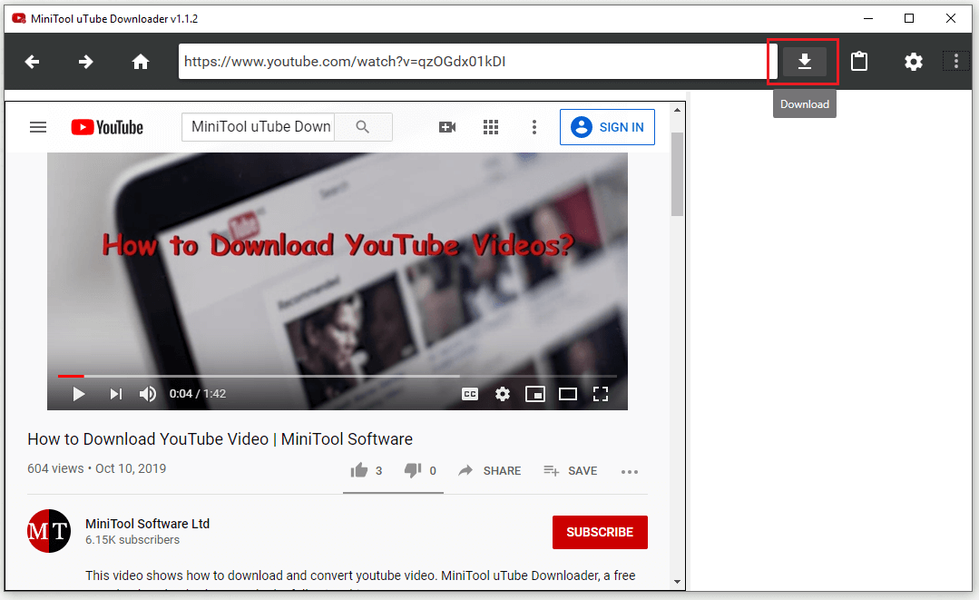 5 maneras de reparar Invalid Request, Authentication Expired en YouTube - MiniTool uTube Downloader