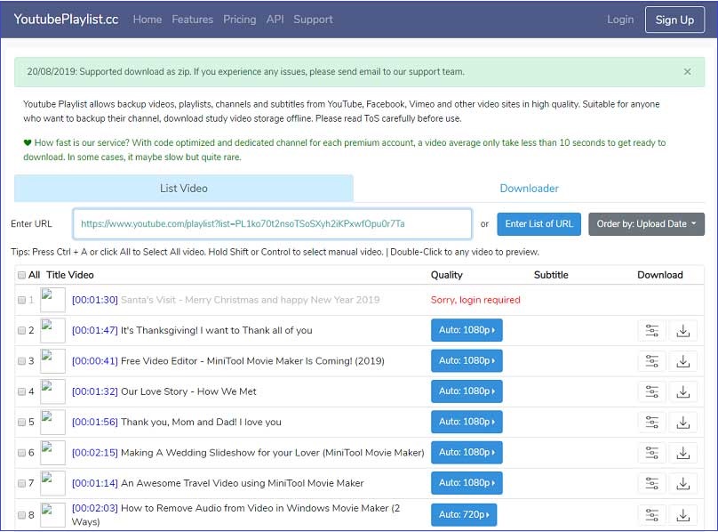Como baixar playlist do YouTube para MP3/MP4 gratuitamente - MiniTool ...